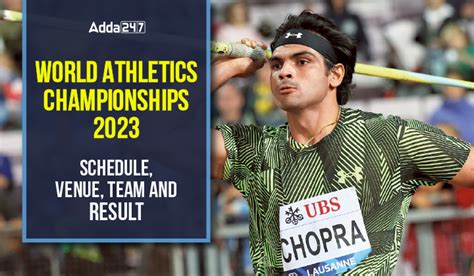 World Athletics Championships 2023 Schedules Image To U