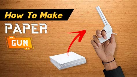 How To Make Gun With Paper Without Glue Tutorial Video YouTube