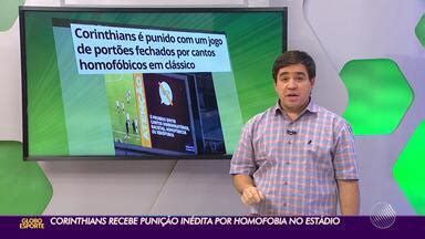 Globo Esporte BA Corinthians recebe punição inédita por homofobia no