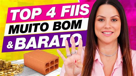 TOP 4 FUNDOS IMOBILIÁRIOS BONS E BARATOS YouTube