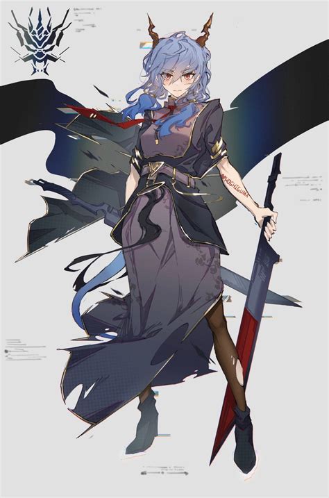 Ch En Arknights Drawn By Flp 30 Danbooru