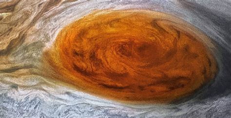 La NASA revela nueva imagen de la Gran Mancha Roja de Júpiter