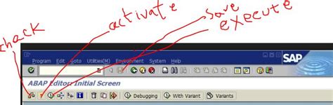 basic syntax and screen navigation in sap abap