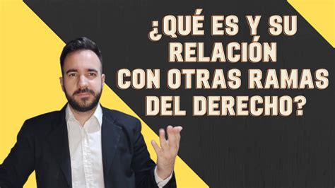Derecho PENAL y su RELACIÓN con otras RAMAS del derecho YouTube