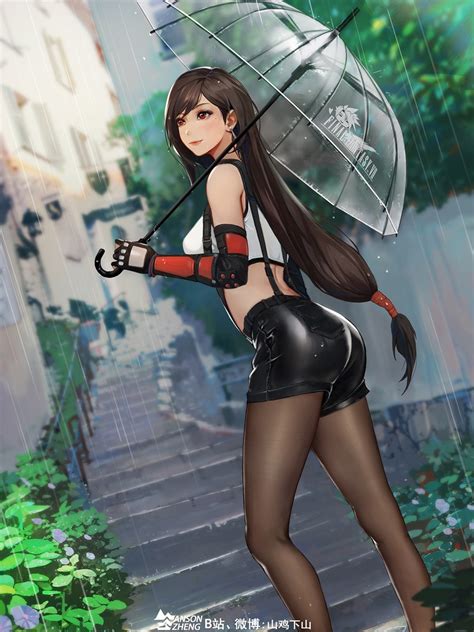 Tifa Lockhart Final Fantasy And More Drawn By Anson Zheng Danbooru