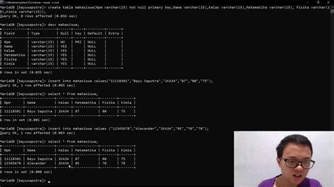Tutorial Membuat Database Dengan Command Prompt CMD YouTube