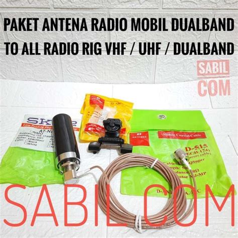 Jual Limited Jual Paket Antena Mobil Dualband Paket Antena Dualband