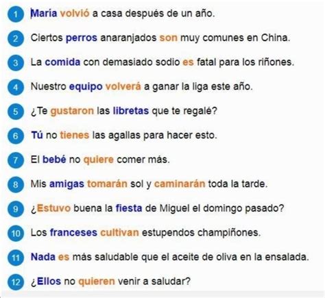 10 Ejemplos De Oraciones Con Sujeto Predicado Y Nucleo Ejemplo Porn