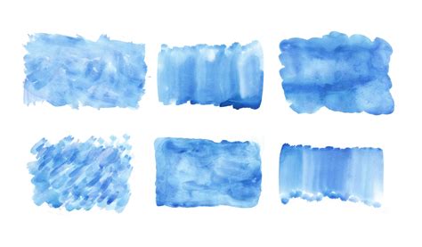 6 Blue Watercolor Texture Vol 2 OnlyGFX