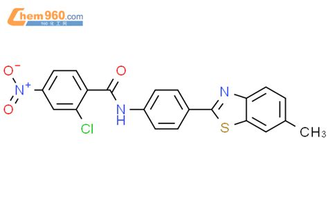 289491 08 3 2 Chloro 4 Nitro N 4 6 Methyl 1 3 Benzothiazol 2 Yl