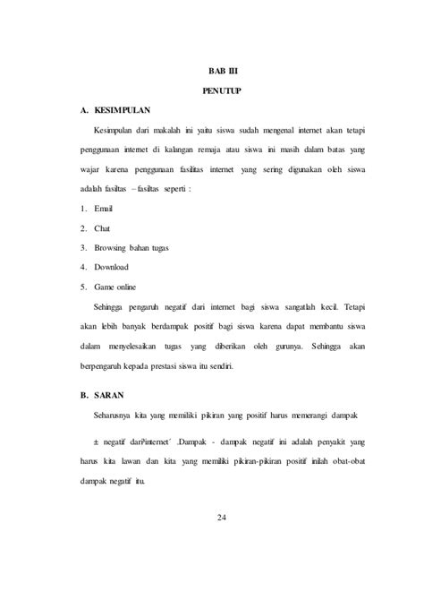 Cara Membuat Dan Contoh Penutup Makalah Yang Baik Uprint Id