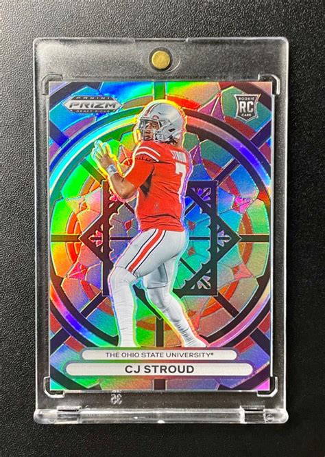 Cj Stroud Prizm Draft Picks Sg Stained Glass Ssp Price Guide