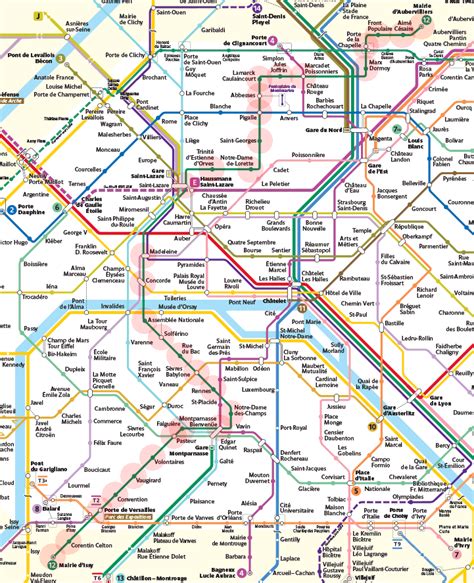 Line 12 Map Paris Metro