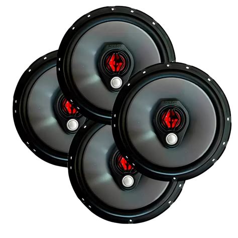 Kit 4 Alto Falante 6 Pol 200w Rms Triaxial Original Envio Imediato