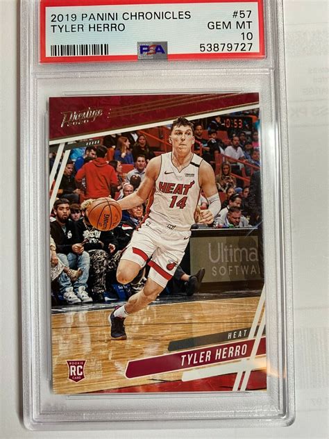 2019 20 Chronicles 57 TYLER HERRO Rookie Card PSA 10 Gem Mint EBay