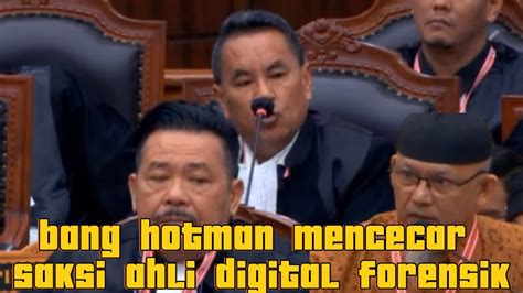 Penjelasan Saksi Ahli Digital Forensik Di Mahkamah Konstitusi