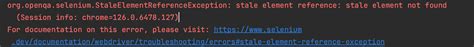 how to handle staleelementreferenceexception in selenium lambdatest