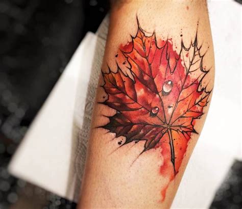 Details About Maple Leaf Tattoo Meaning Best In Daotaonec