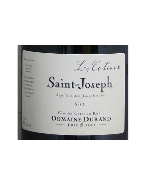 St Joseph Domaine Durand Les Coteaux Magnum 2021