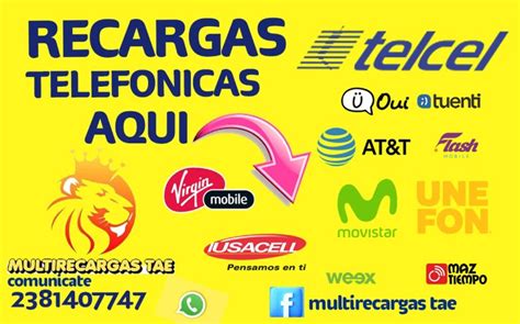 RECARGAS SERVICIOS En Multirecargastae Nos Dedicamos A La
