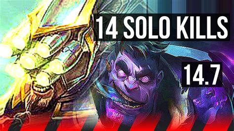 Yi Vs Mundo Top Solo Kills Games Godlike Euw