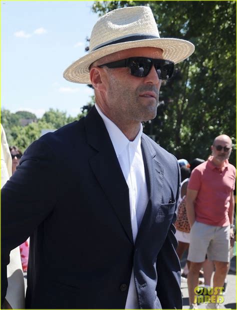 Rosie Huntington Whiteley Jason Statham Hold Hands While Arriving At