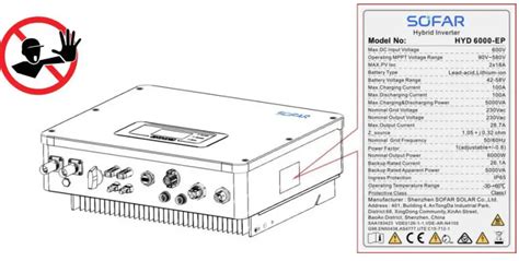 Sofarsolar HYD 3000 EP Single Phase Hybrid Inverter User