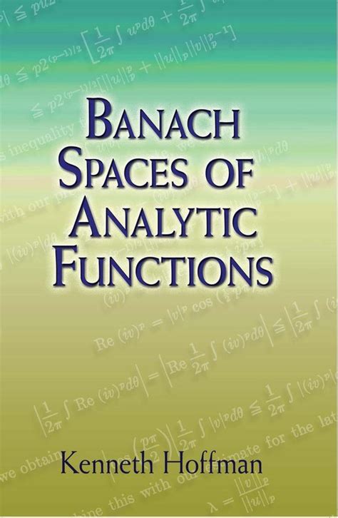 banach spaces of analytic functions ebook kenneth hoffman 9780486149967 boeken