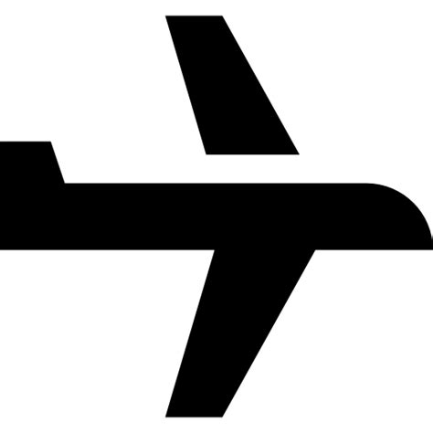Airplane Basic Straight Filled Icon