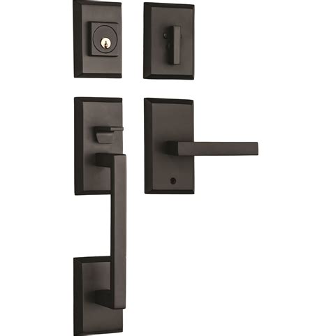 H310MPDLUS10B Rockwell Premium Multipoint Zenia Solid Brass Entry Door