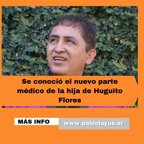 Se Conoci El Nuevo Parte M Dico De La Hija De Huguito Flores Pablo Lay S