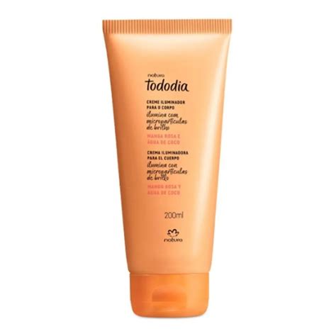 Creme Iluminador Manga Rosa E Gua De Coco Tododia Natura Ml