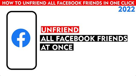 How To Unfriend All Friends On Facebook At Once YouTube
