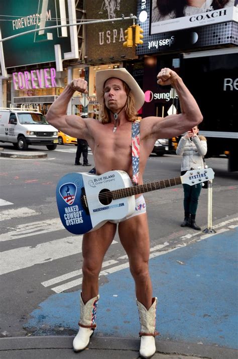 Robert John Burck Better Known As The Naked Cowboy Editorial Image