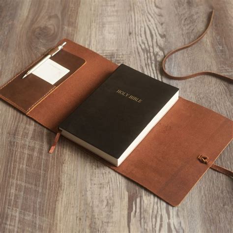 Couverture personnalisée de la Sainte Bible KJV couverture de cas de