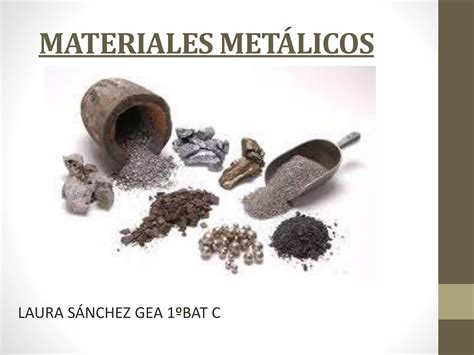 Materiales metálicos PPT