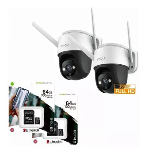 Kit X C Mara De Seguridad Imou Wifi Ip Exterior Gb