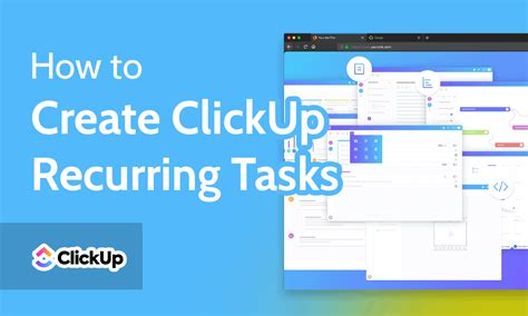How To Create ClickUp Recurring Tasks A 2023 Beginners Guide Sonic