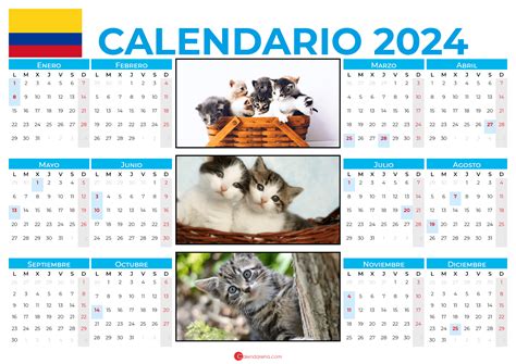 Calendario Colombia Con Festivos Pdf
