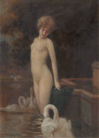 裸婦と白鳥 Nude and swans by Albert Joseph Penot on artnet