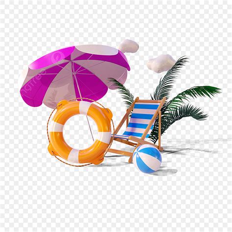 Silla De Playa De Verano PNG Dibujos Silla De Playa Boya De Vida