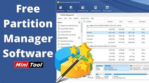 Free Partition Manager Software Minitool Partition Wizard YouTube