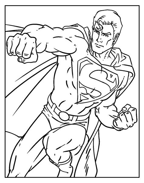 Desenhos Do Super Homem Para Colorir Bora Colorir