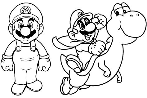 Desenhos Do Mario Para Colorir Atividades Educativas