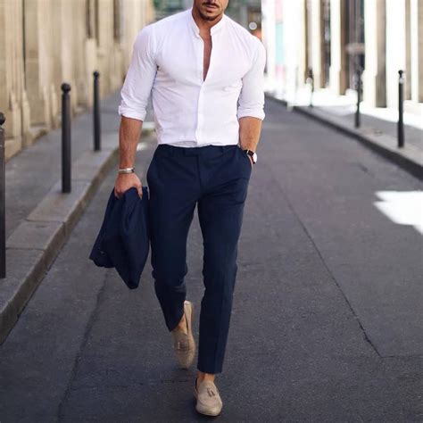 White Shirt Mens Outfit Vitasmarte