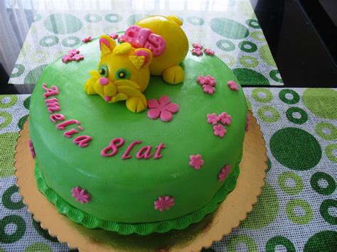 S Odka Kraina Tort W Ciast I Ciasteczek Tort Kotek Kot