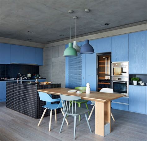 65 Blue Kitchen Cabinet Ideas For Your Decorating Inspiration Interiorzine