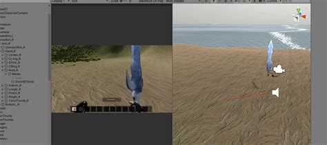 gameobject attempting to pick up object in unity is invisible but collider box can be seen