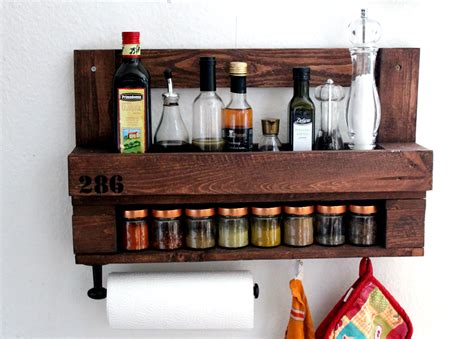 Industrialstyle de DIY Anleitung Shabby Küchenregal Gewürzregal aus