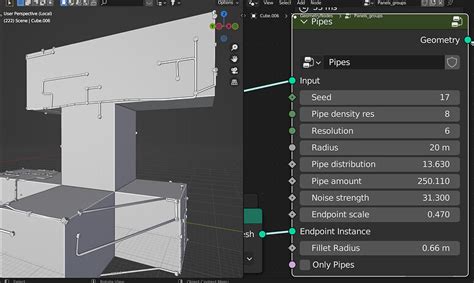 Geometry Nodes Scifi Panels Generator With Project File Blender